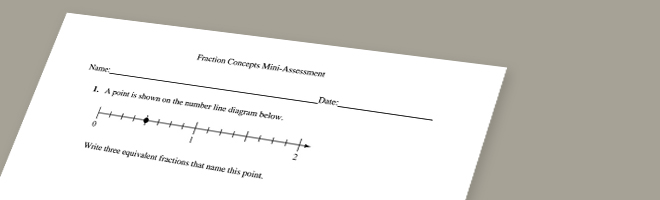 Achievethecore.org :: Fraction Concepts Mini-Assessment