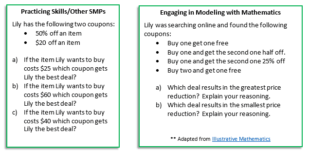 Digging Deeper into SMP 4 – Model with Mathematics - Peers and Pedagogy