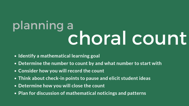 Choral Counting: A Lever to Develop Fraction Understanding - Peers and ...